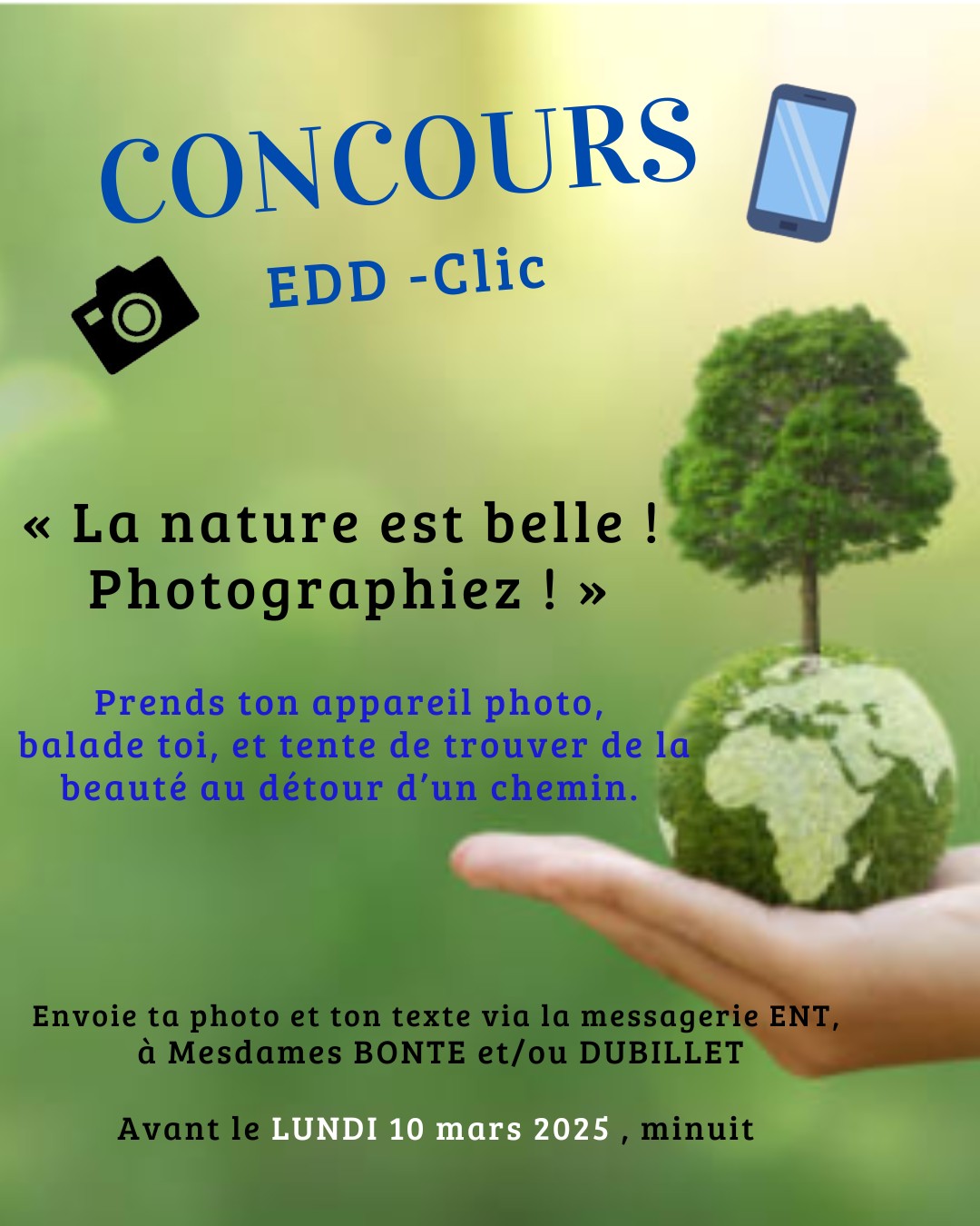 Concours photo "La nature est belle ! Photographiez ! " - Lycée ...
